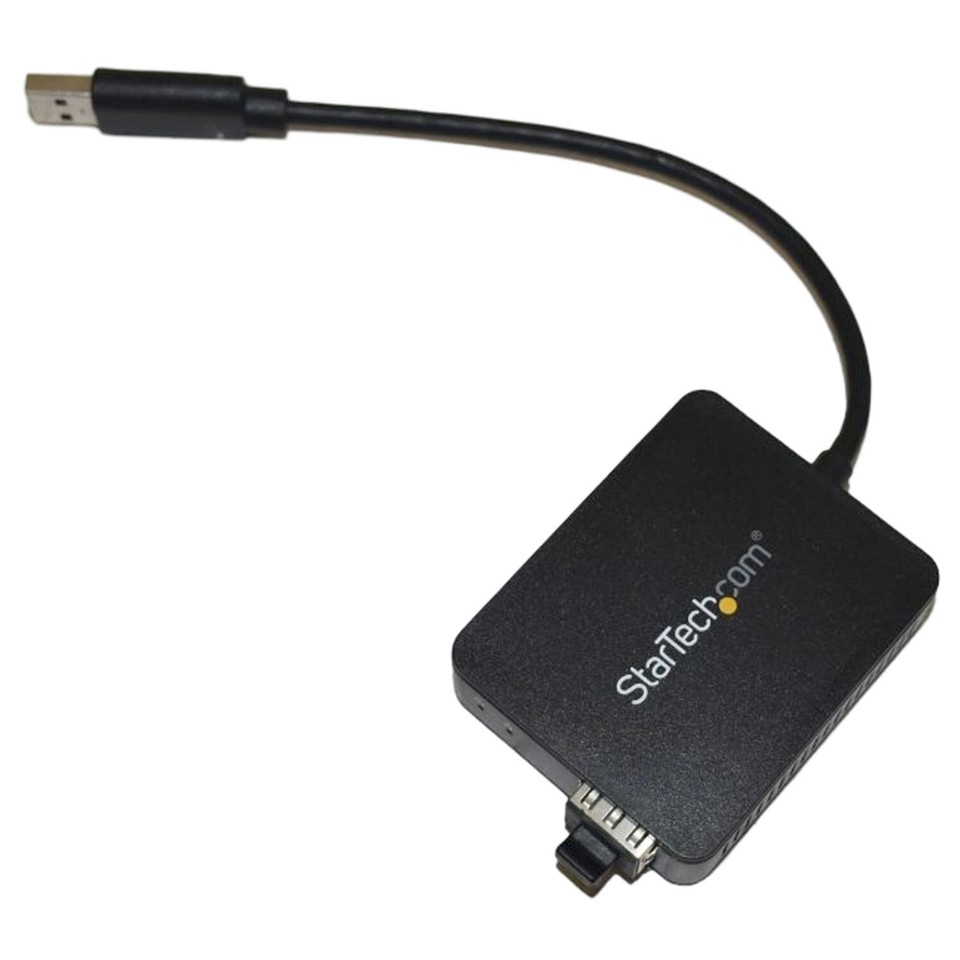 StarTech USB to Fiber Optic Converter - Compact SFP 3.0 Adapter Gigabit ...