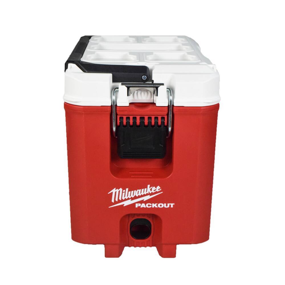 Milwaukee 48-22-8460 PACKOUT 10 in. Red 16 qt. Compact Cooler | eBay