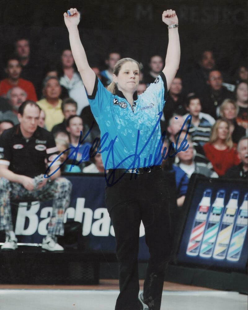 KELLY KULICK PROFESSIONAL BOWLER SIGNED AUTOGRAPHED 8X10 PHOTO W/ COA ...