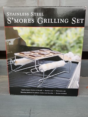S'mores Stainless Steel Grilling Set Charcoal Companion Camping ...