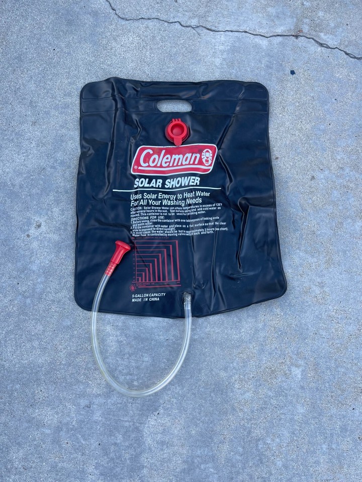 Coleman 5-Gallon Solar Shower | eBay