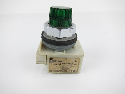 Square D Green Pilot Light With 9001KM1 Light Module | eBay