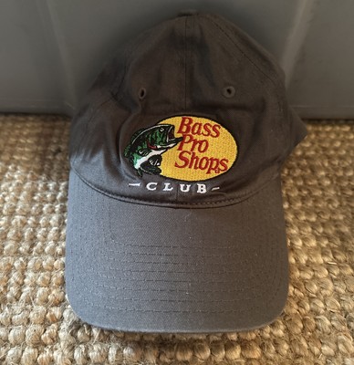 BASS PRO Club SHOP HAT GRAY ADJUSTABLE FISHING HUNTING Embroidered | eBay