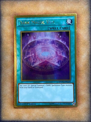 Yugioh Dark Magic Veil MVP1-ENG19 Gold Rare 1st Ed LP | eBay