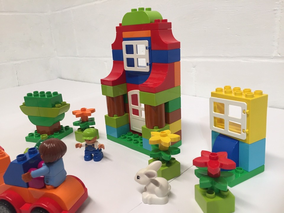 Lego Duplo 10580 Deluxe Box Of Fun W/O Green Storage Box | eBay