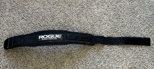 Rogue Weight Lifting Belt 5” Adult Medium Nylon Black Gym Workout ...