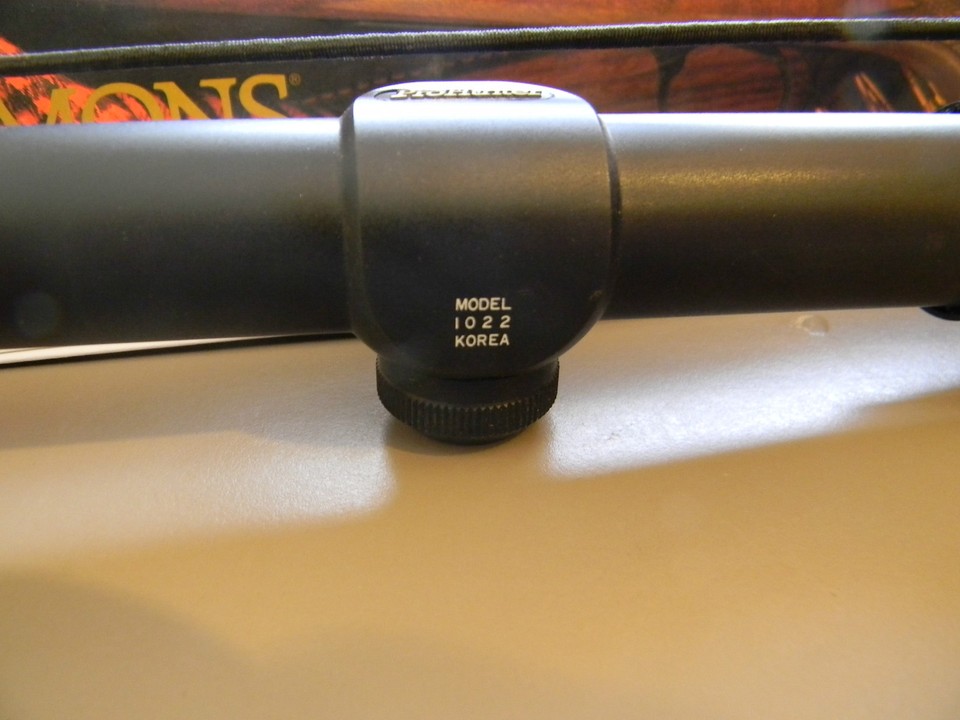 Simmons Pro Hunter 1" Riflescope No Rings 4X32 Model 1022 Black Matte ...