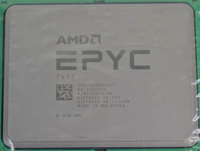 AMD Epyc 7452 Server Processor (3.35 GHz, 32 Cores, Socket SP3) Tray ...