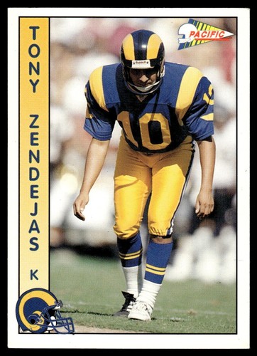 1992 Pacific Tony Zendejas Los Angeles Rams #484 | eBay