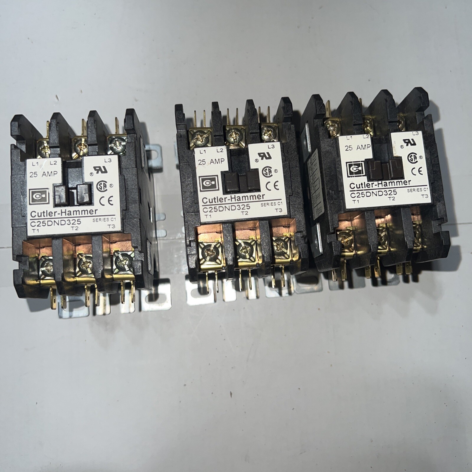 Eaton Cutler Hammer C25DND325 Definite Purpose Contactor Lot Of 3 | eBay