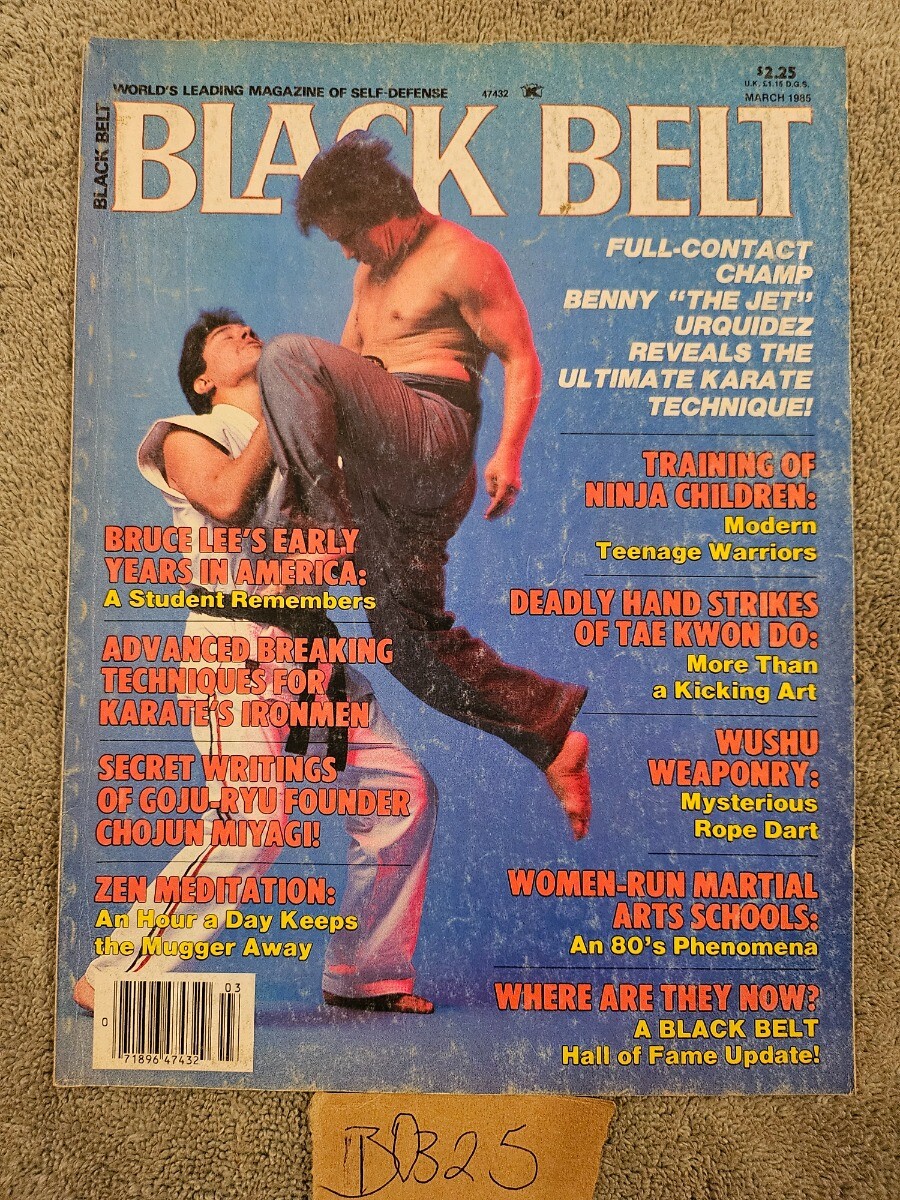 BLACK BELT MAGAZINE /MARCH 1985 / BRUCE LEE / TRAINING OF NINJA ...