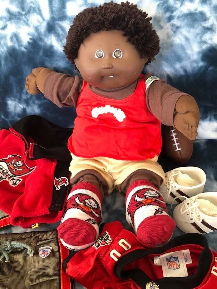 TAMPA BAY BUCCANEERS Build a Bear NFL uniform CABBAGE PATCH KIDS doll ...
