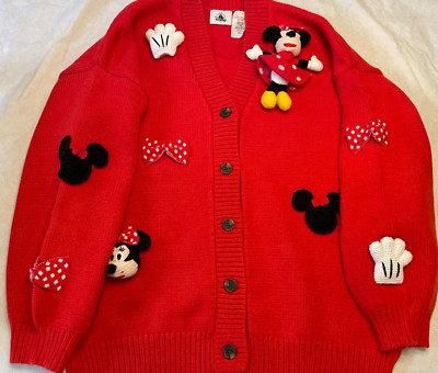 【US Women L, Relaxed Fit】Disney Parks Minnie Mouse THICK / BIG / BULKY ...