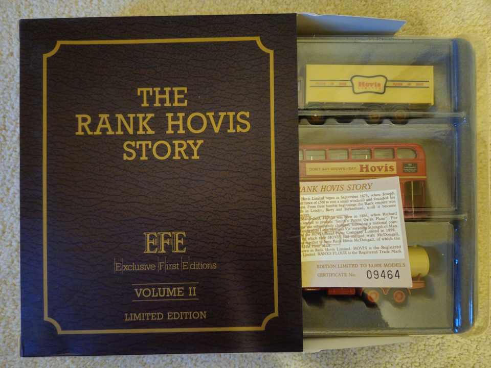 EFE THE RANK HOVIS STORY - VOLUME II - LIMITED EDITION 1:76 COA #9464 ...