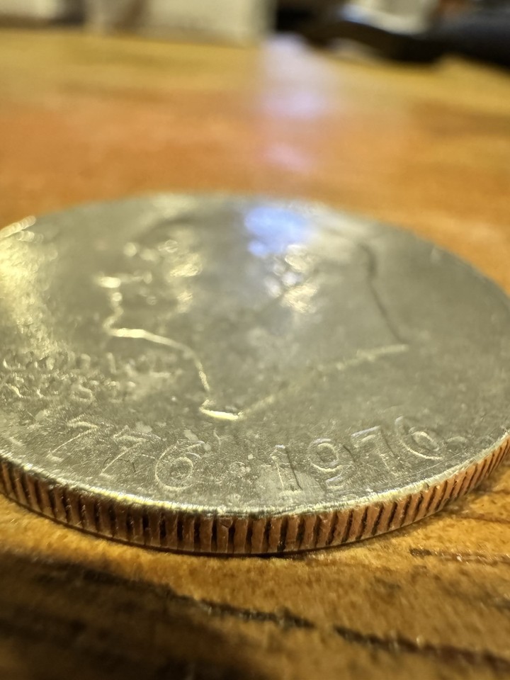 Rare: 1776-1976 Eisenhower Liberty Bell Moon One Dollar US Bicentennial ...