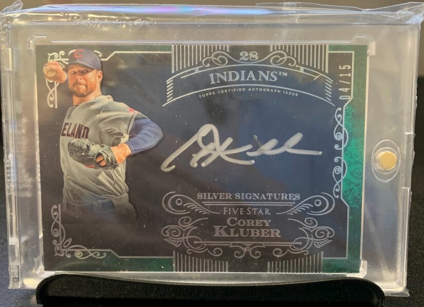 2015 Topps Silver Signatures Corey Kluber Auto #4/15 | eBay