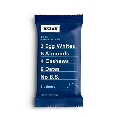 RX Bar RxBar Blueberry Protein Bar 1.83 oz Box of 12 (CGO00426 ...