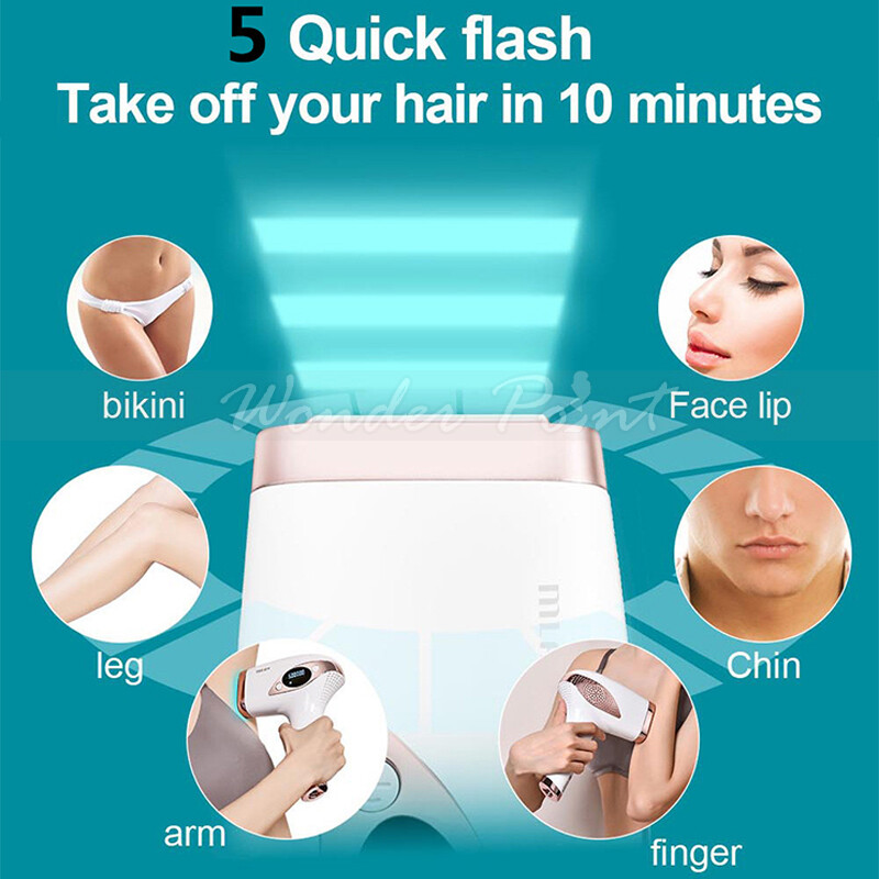 Mlay T4 IPL Laser Permanent Hair Removal Epilator Remove Moustache ...