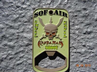 USAF AFSOC SOF AIR CJSOAC 4th SOS Deployment Bottle Opener Featuring ...