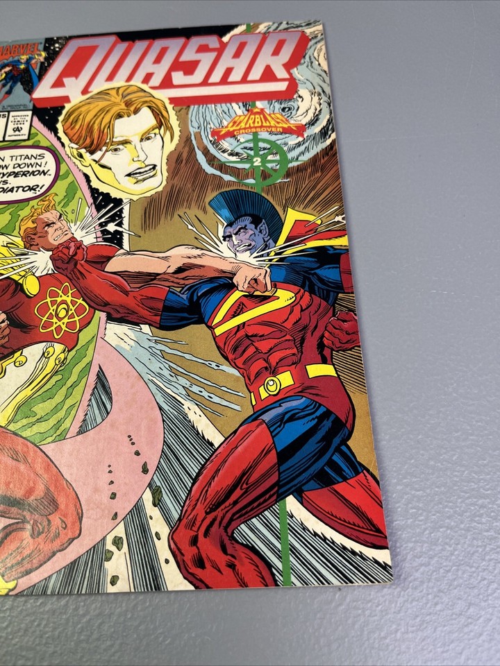 Quasar #54 (Marvel,1993) Hyperion Vs Gladiator, Starblast Crossover | eBay