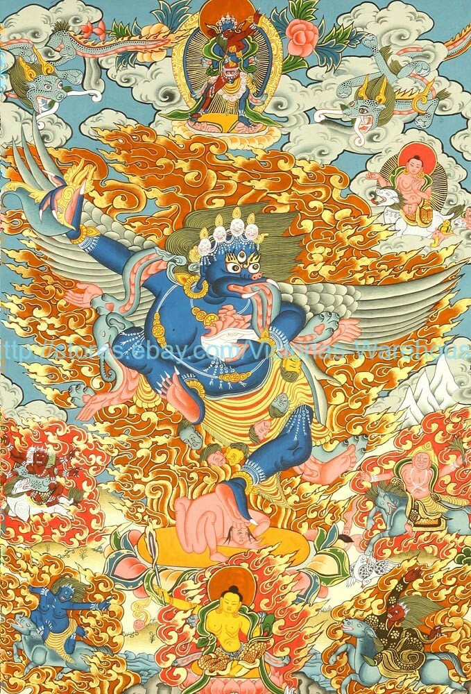 Tibetan Garuda Tattoos