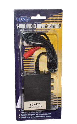2 Way RCA Composite Audio Input Control TC-12 Device 50-6220 Taiwan ...