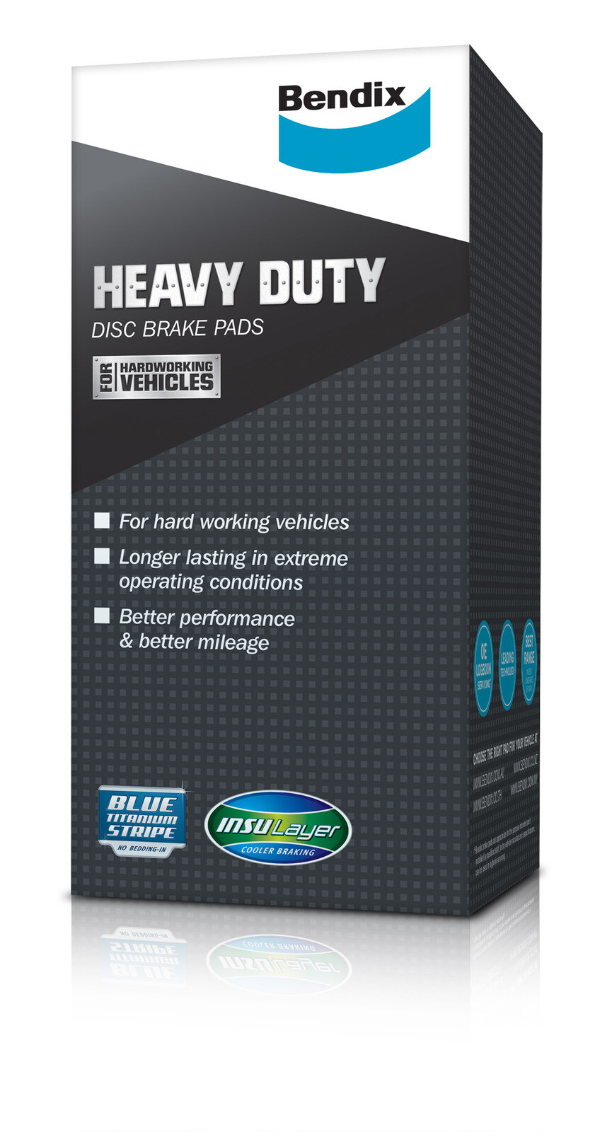 Bendix Front Heavy Duty Brake Pads DB1141HD DB1141 suits Corona Mk Ii ...