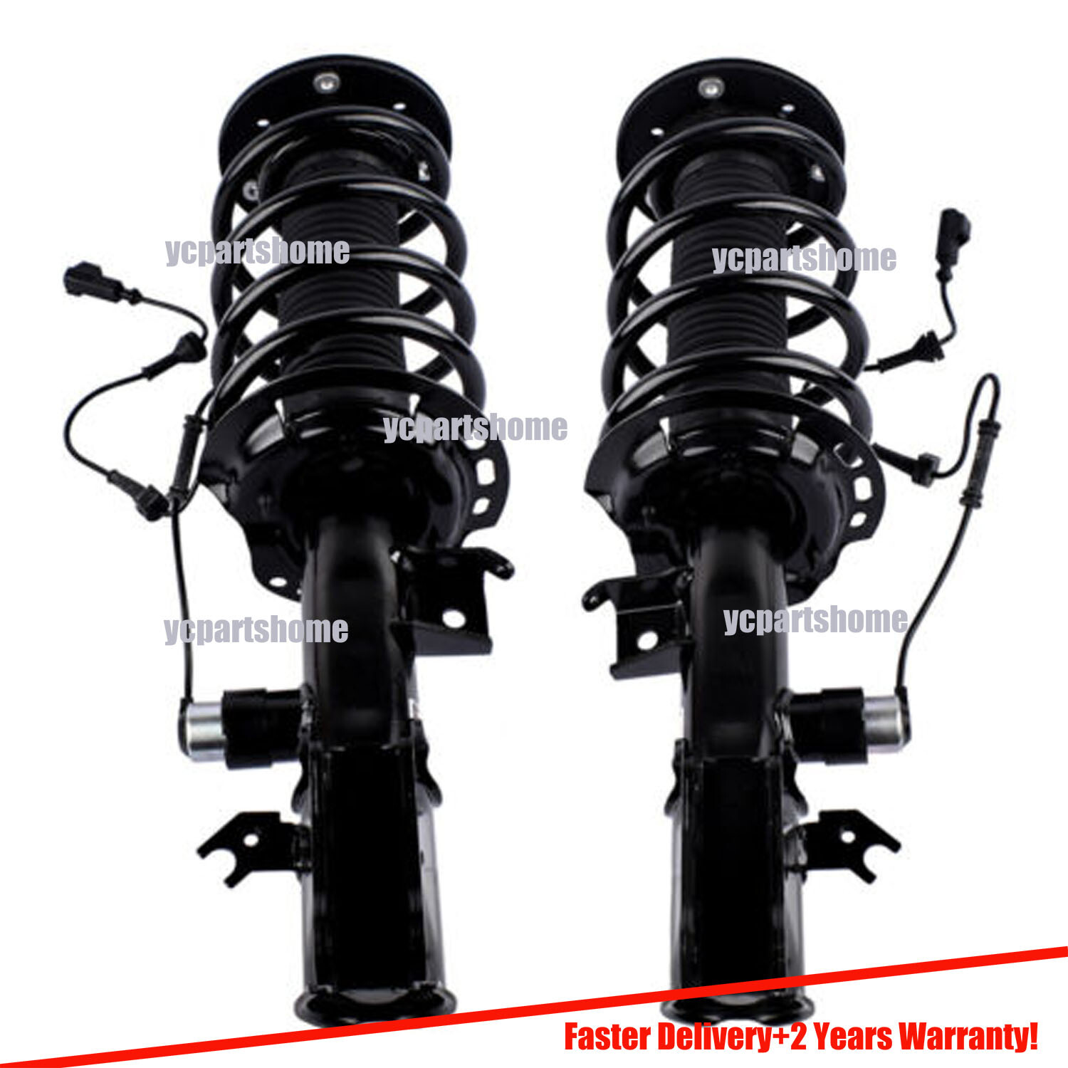 2pcs Front Shock Struts Assemblies w/Electric For Lincoln Continental ...