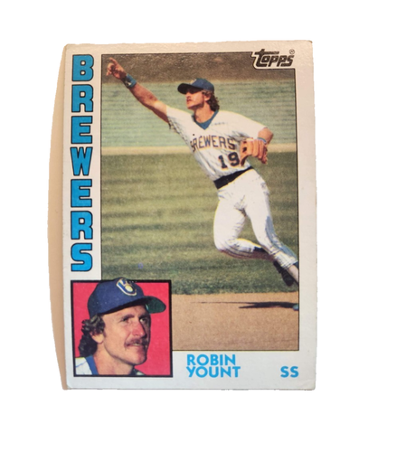 Robin Yount 1984 Topps #10 Milwaukee Brewers Baseball Card HOF | eBay