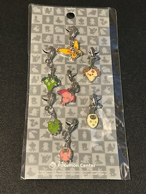 Pokemon Center Burmy Wormadam Mothim Metal Keychain Charm Clip New ...
