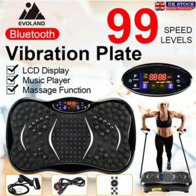 Power Vibration Plate Vibrating Machine Platform Exercise Body Shaker ...