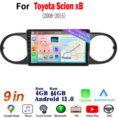 Car Stereo Radio Navi GPS BT For Scion XB 2008-2015 Android 13 Carplay ...