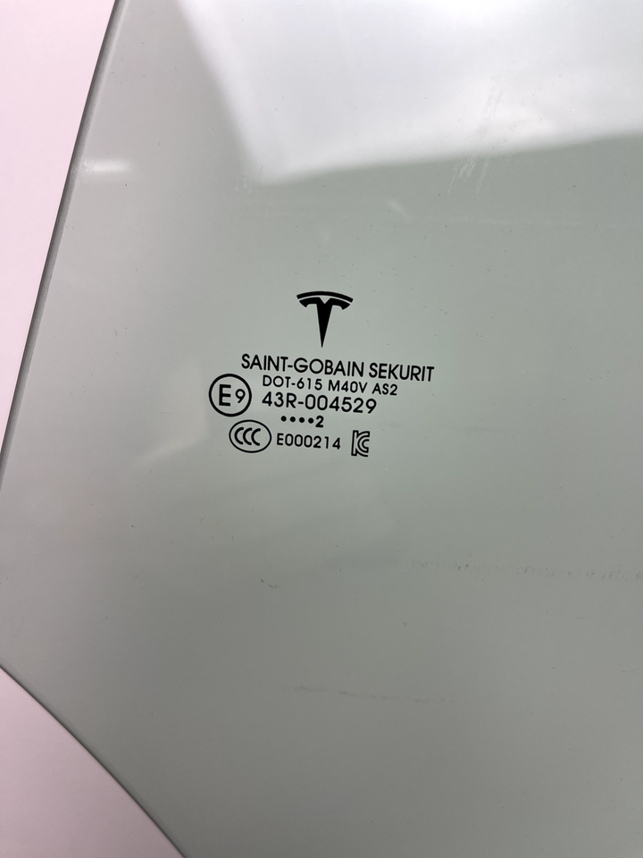 OEM 2017-23 TESLA MODEL 3 REAR LEFT WINDOW GLASS #0078 | eBay