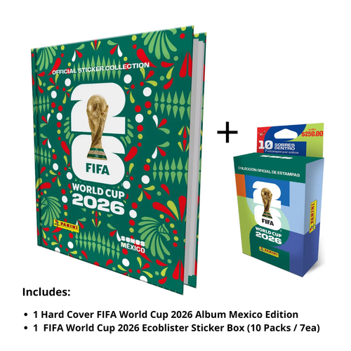 Panini FIFA World Cup 2026 Mexico Edition Album + Stickers Bundle – New ...