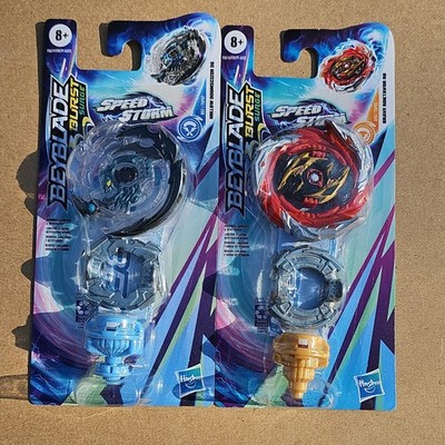 Hasbro Beyblade Burst SpeedStorm Hollow Doomscizor D6 Brave Roktavor R6 ...