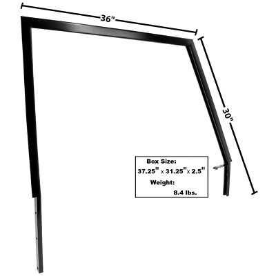 1966~1977 Bronco Door Window Frame Bolt In Frames Right Passenger Side ...