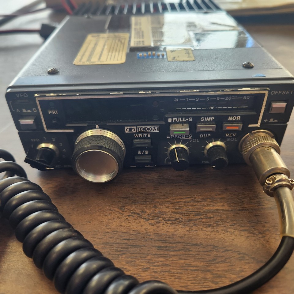 Icom Ic-25H 144Mhz Fm Vhf Transceiver Amateur Radio W/manuals, Mike And ...