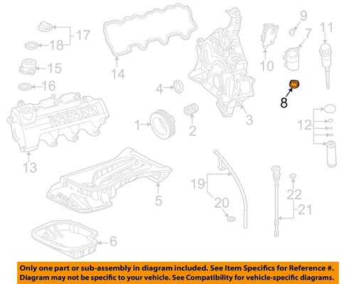 MERCEDES OEM 99-11 C280 Engine Engine Parts-Oil Filter Hsng Seal ...