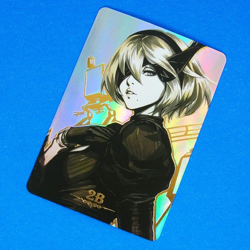 NieR Automata 2B Rainbow Foil Holographic Character Art Trading Card A ...