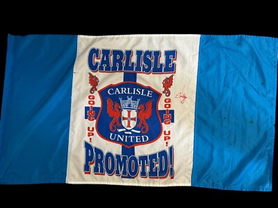Large Carlisle United Football Flag Vintage SIGNED By A Player | eBay UK