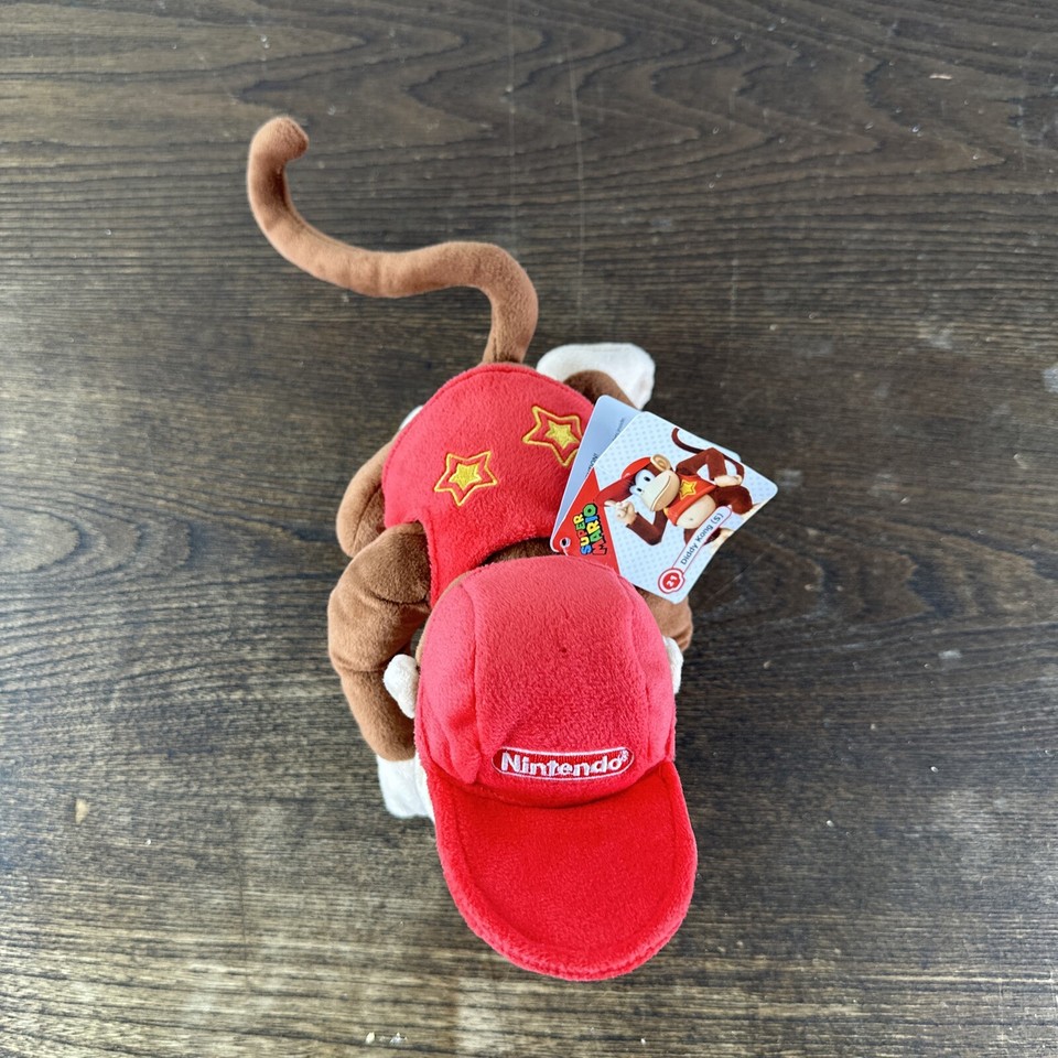 Super Mario All Star Collection AC21 Diddy Kong 9" Plush New w/ tag ...
