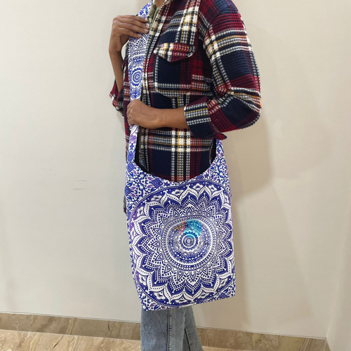 Assorted Mandala Tote Handbag Women Shopping Cotton Purse Shoulder ...