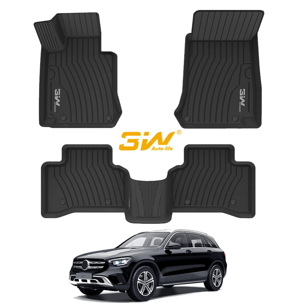 For Mercedes Benz GLC300 GLC43 GLC63 AMG Car Floor Mats 2016-2023 Front ...