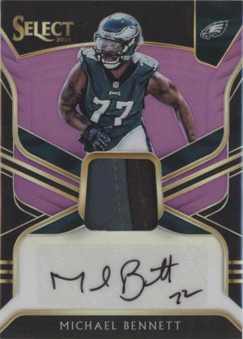 2018 Panini Select - Signature Memorabilia Michael Bennett #MP-MB ...