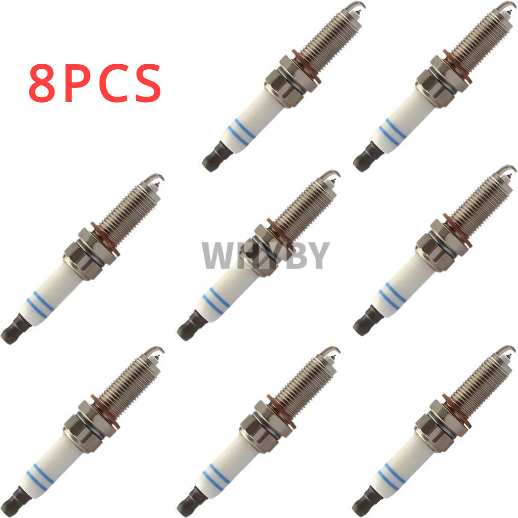 8PCS A0041598103 ZR6SII3320 Double Iridium Spark Plugs For Mercedes ...