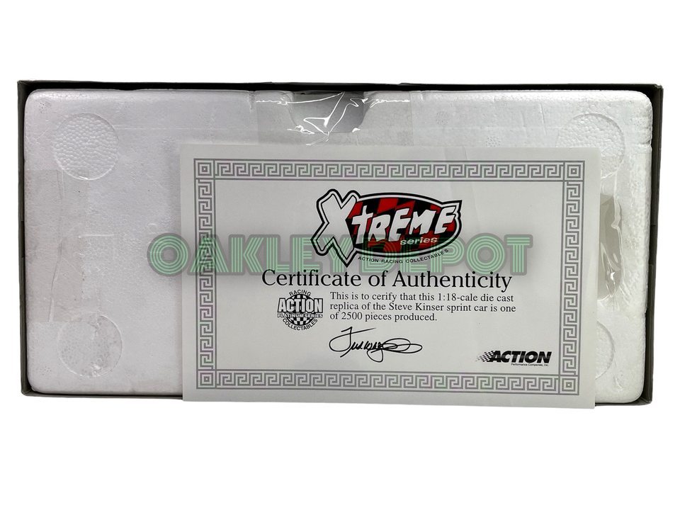 🏎️🏁 STEVE KINSER #11 QUAKER STATE 1/18 ACTION SPRINT CAR WoO DIECAST | eBay