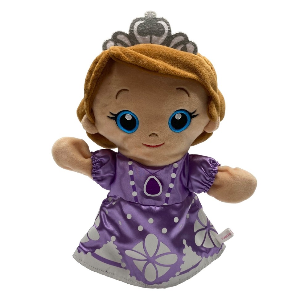 Disney Princess Sofia Hand Puppet Plush toy Princess purple dress ...