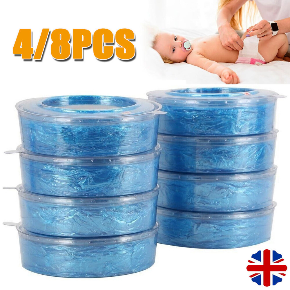 Nappy Disposal System Refill Cassettes Wrappers Bag Sacks Pack Bin Bags ...