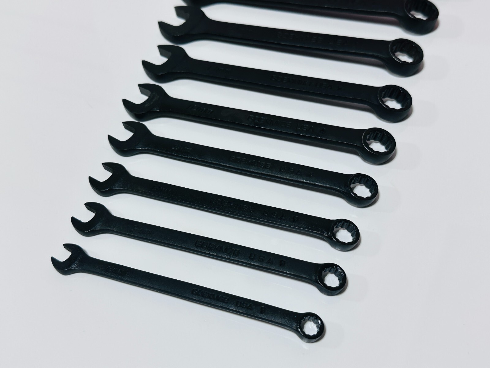 Snap-On USA 14pc Metric GOEXM Industrial Short Combination Wrench Set ...