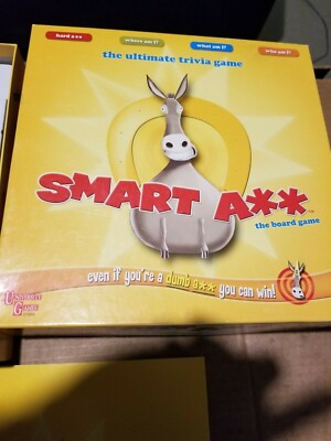 Smart Ass Trivia Board Game Party Fun Think Talk Fast - University ...